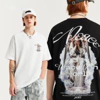 China Custom Oversized Graphic DTG Print T-Shirt Manufacturer for Streetwear Brands for sale