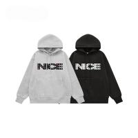 China Custom Heavyweight 100%cotton Rhinestone Pullover Hoodies for Men Streetwear for sale
