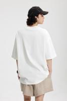 China Custom Oversized Graphic Puff Print T-Shirt for Streetwear Brands for sale