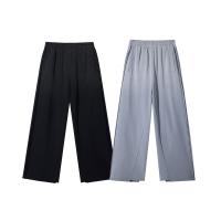 China Custom 100%cotton Raw Edge Oversized Sweatpants for Streetwear Brands for sale