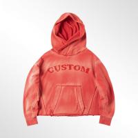 China Custom 420 GSM Vintage Wash Oversized Fit Hoodie for Streetwear Brands for sale
