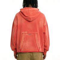 China Custom 420 GSM Vintage Wash Oversized Fit Hoodie for Streetwear Brands for sale