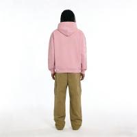 China Custom 400GSM Heavyweight Zip-Up Hoodie with 3D Embossing and Puff Printing for Streetwear for sale
