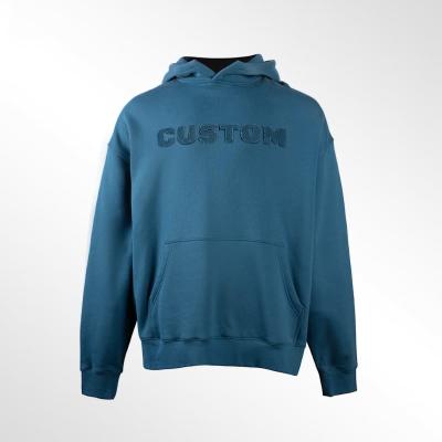 China Custom Embroidery 420GSM Heavyweight Oversized Pullover Hoodie for Men for sale