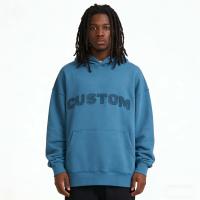 China Custom Embroidery 420GSM Heavyweight Oversized Pullover Hoodie for Men for sale