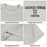 China Custom Heavyweight Screen Print Vintage Wash Boxy T-Shirt with Graphic for sale