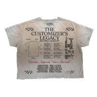 China Custom Acid Wash Distressed Oversized Graphic Tee for Streetwear Brands for sale