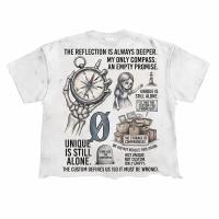 China Custom Vintage-Inspired Distressed Graphic T-Shirt with Oversized Fit and Customizable Artwork for Streetwear Brands for sale