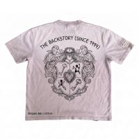 China Custom Acid Wash Oversized Men's T-Shirt with Distressed Detailing and Customizable Fabric for sale