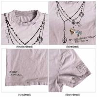 China Custom Acid Wash Oversized Men's T-Shirt with Distressed Detailing and Customizable Fabric for sale