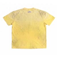 China Custom Dirty Wash Oversized Boxy Fit Hand-Distressed T-Shirt for Streetwear Brands for sale