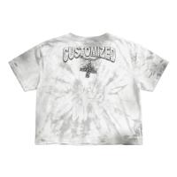 China Custom Vintage Wash Distressed Oversized Graphic Tee for Men for sale