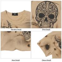 China Custom Distressed Graphic T Shirt Manufacturer for Streetwear Brands for sale