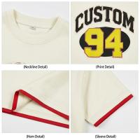 China Custom 260gsm 100%cotton Vintage Oversized T-Shirt for Streetwear Brands for sale