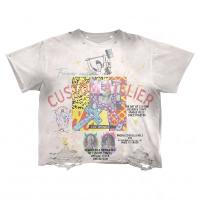 China Custom 100%cotton Distressed Vintage Acid Wash Oversized Streetwear T-Shirt for sale