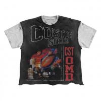 China Custom Streetwear Distressed Vintage Graphic T-Shirt Manufacturer for Men for sale