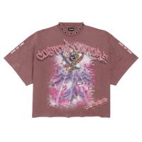 China Custom Vintage Acid Wash Heavyweight Streetwear T-Shirt For Men for sale