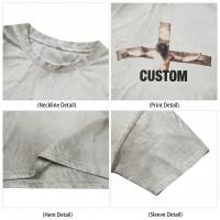 China Custom Heavyweight Wash DTG Graphic Print Oversized Tshirt for Men for sale