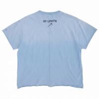 China Custom Vintage Wash Distressed Cut-and-Sew Heavyweight T-Shirt for sale