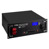 China 51.2v 100ah 48V 5kw 6kw 10kw Rack Mounted Lithium Battery For Solar Systems for sale
