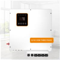 China 6kw 8kw 10kw 12kw Three Phase Hybrid Solar Inverter 50HZ/60HZ for sale