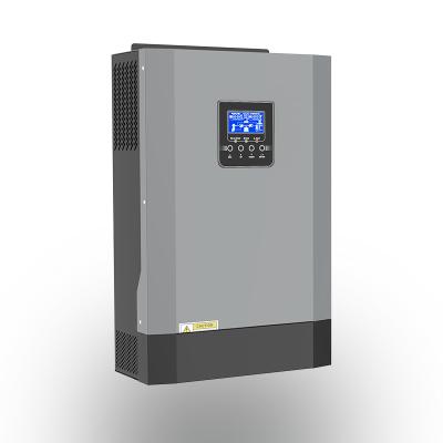 China High quality hybrid mppt 5.5kw 5KW solar inverter built in mppt solar controller with 100A for sale