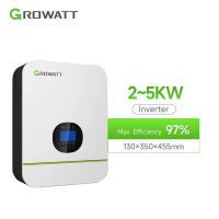 China Off-grid Growatt 24V 48V 3000W 5000W Single Phase SPF 3000TL HVM-48 Solar Inverter for sale