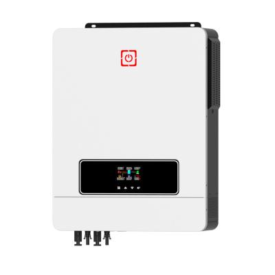 China 2023 HOT High Capacity On/off Grid Tie Home Solar Power Inverter Touch LCD RGB Light 7KW/8KW/10KW 48V Hybrid Inverter for sale
