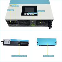 China 2023 New 120A MPPT Charger Controller Pure Sine Wave on/Off Grid 6200W Hybrid Solar Inverter w/RGB Light for sale