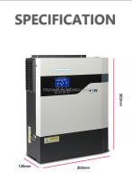 China 100A Off Grid Solar Inverter Converter For Solar Home Energy Storage Products for sale