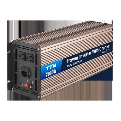 China High Quality 12v 24v 48v DC To AC 110v 220v 230v Pure Sine Wave Inverter Power Inverter with AC Charger invert 2000W 3000W 5000W for sale