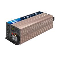 China TTN 6000W Pure Sine Wave Inverter,12V to 110V, Power Voltage Transformer,LCD Display,with Battery Cable,Multiple Protection for sale