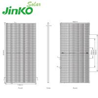 China Jinko PERC Solar Panel 550w 530W 540Wp 545watts 550watt Half Cut For House for sale
