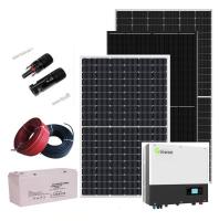 China Hybrid System On and Off Grid 10KW 5kw 15KW 20KW 30KW 50KW 100KW hybrid Solar Power System with Lithium battery for sale