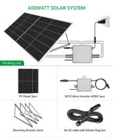 China 50/60HZ Balcony Solar System 600w Complete Energy Balkon Solaranlage Balkonkraftwerk for sale