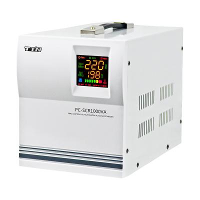 China TTN AC SCR Triac control Voltage Regulator AVR automatic Electric stabilizer Price 220V 4000w 5000w 5kva 10kva 5000 10000 watt for sale