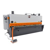 China Hydraulic Metal CNC Guillotine Shearing Machine Automatic 8x3200mm for sale