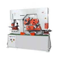 China Multi Function Hydraulic Mechanical Metal Ironworker Machine Safety HIW-120D for sale