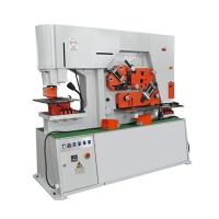 China Multi Function Hydraulic Mechanical Metal Ironworker Machine Safety HIW-120D for sale
