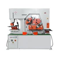 China Multi Function Hydraulic Mechanical Metal Ironworker Machine Safety HIW-120D for sale