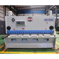 China Guillotine Cnc Hydraulic Shearing Machine With Estun E21 NC Control Sheet Metal Cutting 10x2500mm for sale