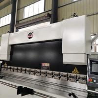 China 100 Ton 160 Ton 3200mm Cnc Hydraulic Press Brake Precise Laser Protection Bending Machine for sale