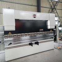 China 100 Ton 160 Ton 3200mm Cnc Hydraulic Press Brake Precise Laser Protection Bending Machine for sale
