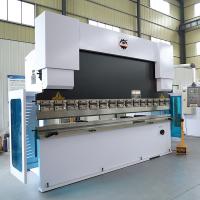 China 160 Ton 3200MM Hydraulic Press Brake Cnc Controller Sheet Metal Brake Machine Copper Plate Bending for sale