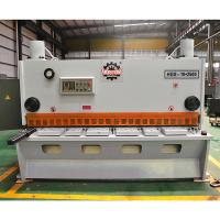 China Maximum Cutting Thickness 10mm Hydraulic Guillotine Shearing Machine HGS-10-2500 for sale