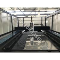China 1000W Laser Power CNC Fiber Laser Cutter with 10mm Iron Enclosed Cover and 1500mm*4000mm Cutting Area for sale