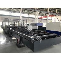 China 1000W Laser Power CNC Fiber Laser Cutter with 10mm Iron Enclosed Cover and 1500mm*4000mm Cutting Area for sale