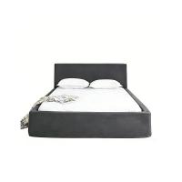 China Vacuum Compressed Foam Bed With Headboard, Modern Frameless Queen King Platform Bed, Foldable Boneless Bed In A Box for sale