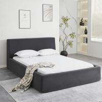 China Vacuum Compressed Foam Bed With Headboard, Modern Frameless Queen King Platform Bed, Foldable Boneless Bed In A Box for sale