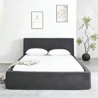 China Vacuum Compressed Foam Bed With Headboard, Modern Frameless Queen King Platform Bed, Foldable Boneless Bed In A Box for sale